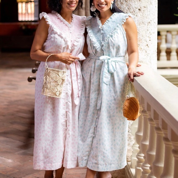 Dondolo | Dresses | Dondolo Sardinia Dress In Blue | Poshmark